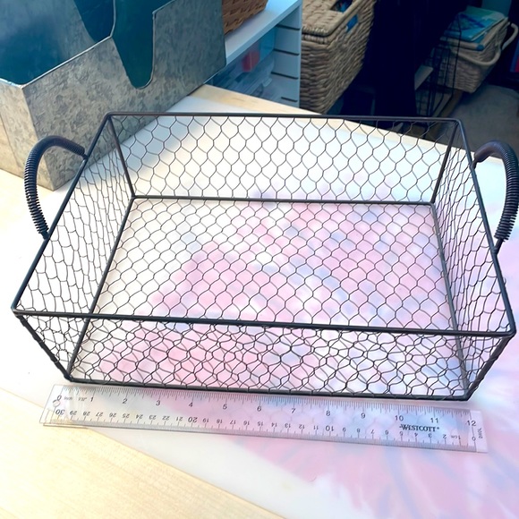 Accents | Large Chicken Wire Basket Country Rustic Farmhouse | Poshmark